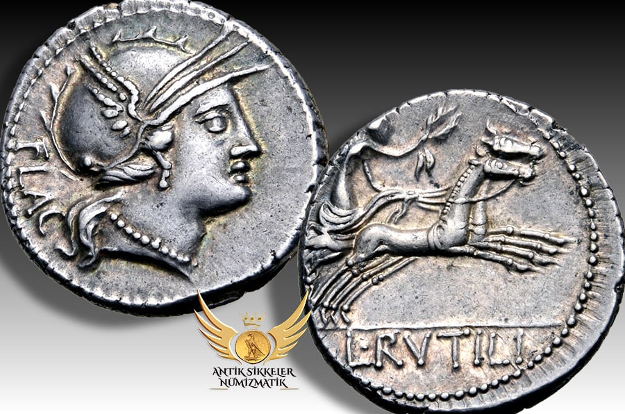 Roma Cumhuriyeti Lucius Rutilius Flaccus Sikkeleri | Agesilaos Antik ...